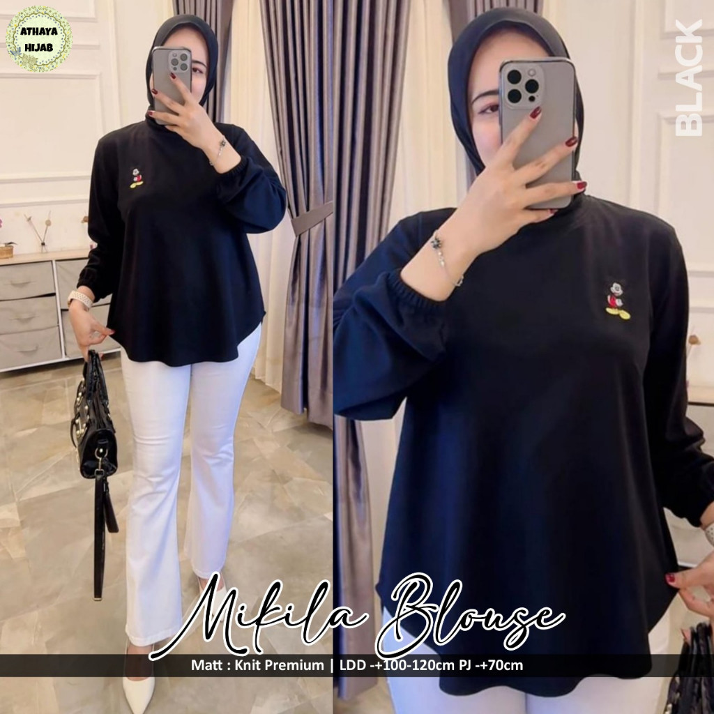Jual AAAABE Pakaian CasuaL Wanita HQ MIKILA BLOUSE From AtHAYA | Shopee ...