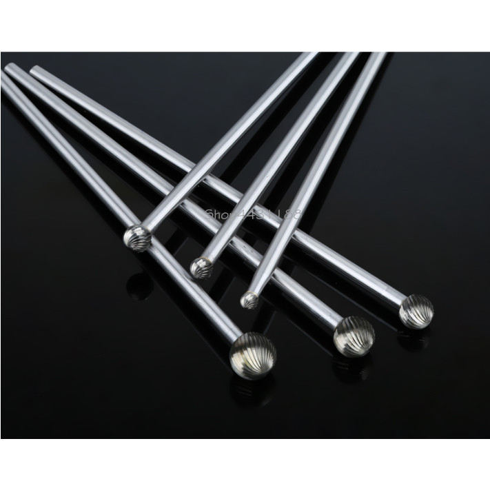 Jual 1pcs L100mmL150mm Shank 6mm Dtype Single Slot Carbide Rotary Burr ...