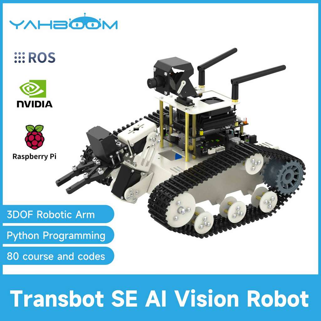 Jual Yahboom Transbot SE ROS Robot AI Vision Tank Car with 2DOF Camera ...