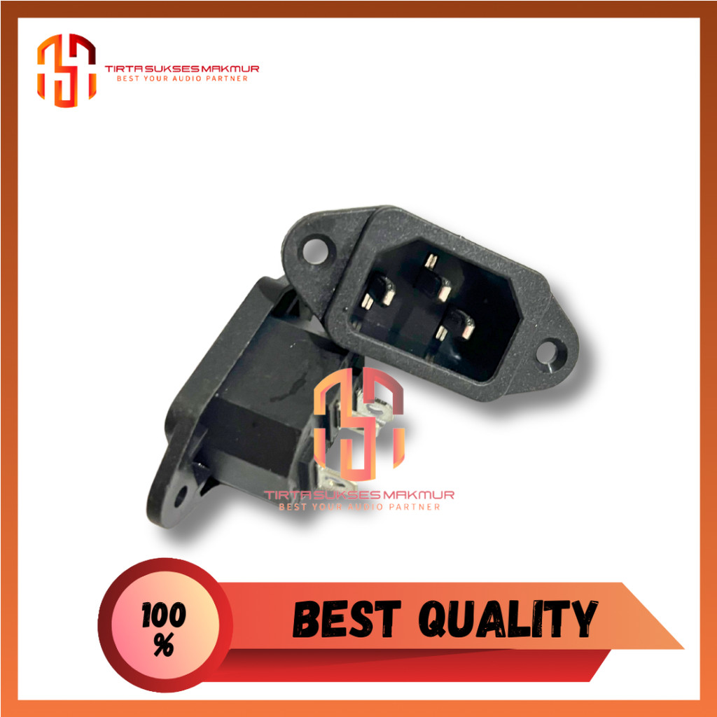 Jual Power Socket IEC 320 C14 220V 250V 10A Colokan Listrik 3 Pin Soket ...