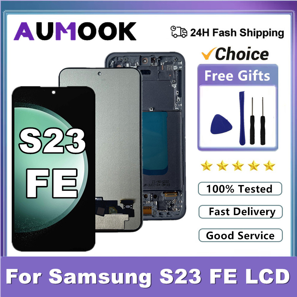 Jual AMOLED For Samsung S23 FE LCD splay Tou Screen gitizer For Samsung ...