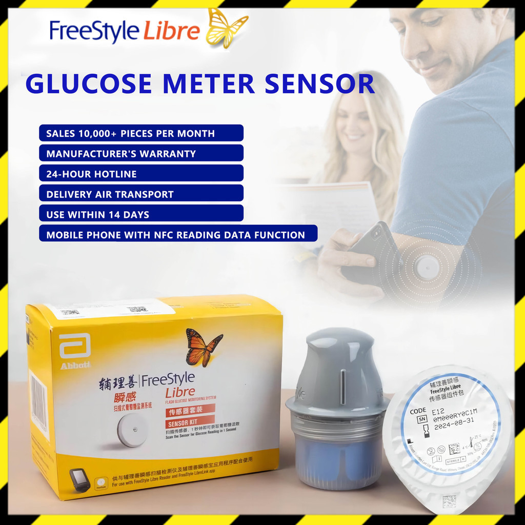 Jual Abbott FreeStyle Libre Sensor Blood Glucose Meter Sensor Blood ...