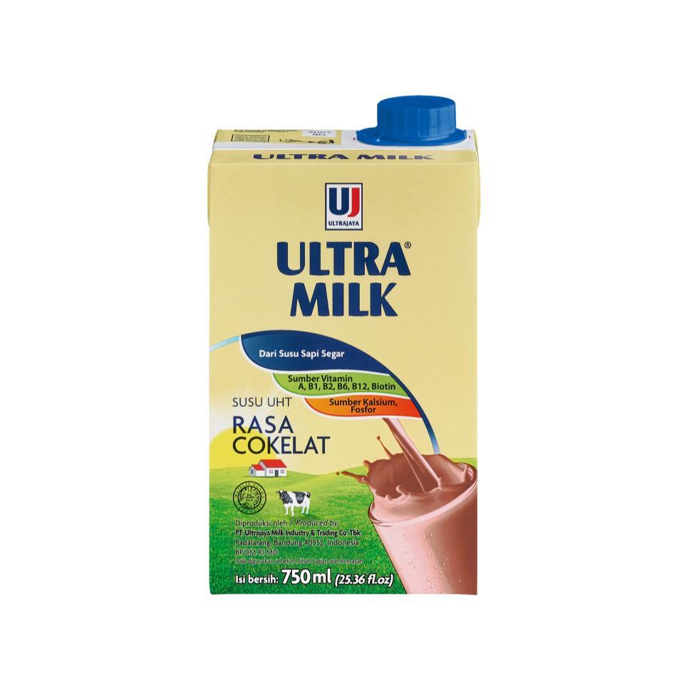 Jual Ultra Milk Susu UHT Cokelat 750 ml | Shopee Indonesia
