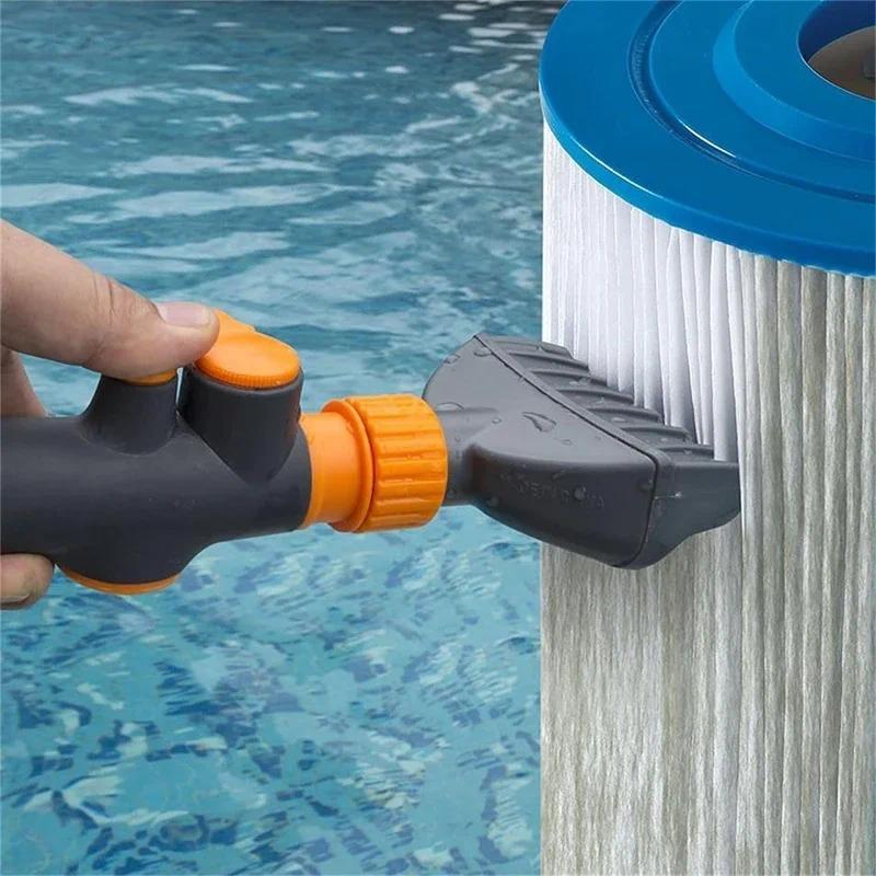 Jual Handheld Swimming Pool Cartridge Filter Cleaner, Hot Tub Spa Water ...