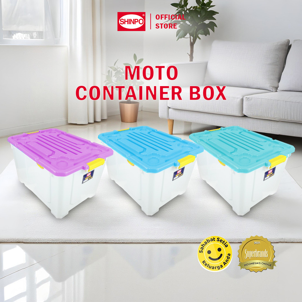 Jual SHINPO Kontainer Plastik Moto Dengan Kaitan CB 90 Container Box ...