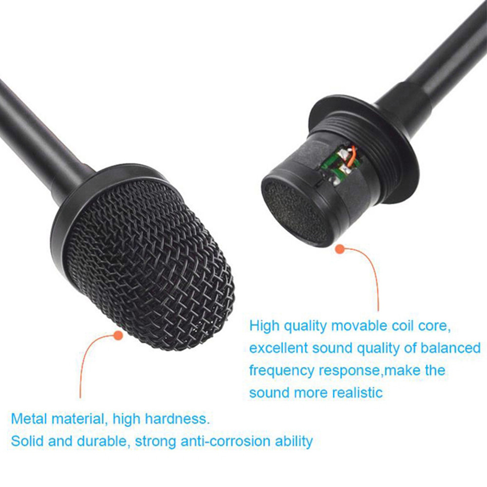 Jual Professional Dynamic DJ Microphone Gooseneck Mic for Mixers DJ ...
