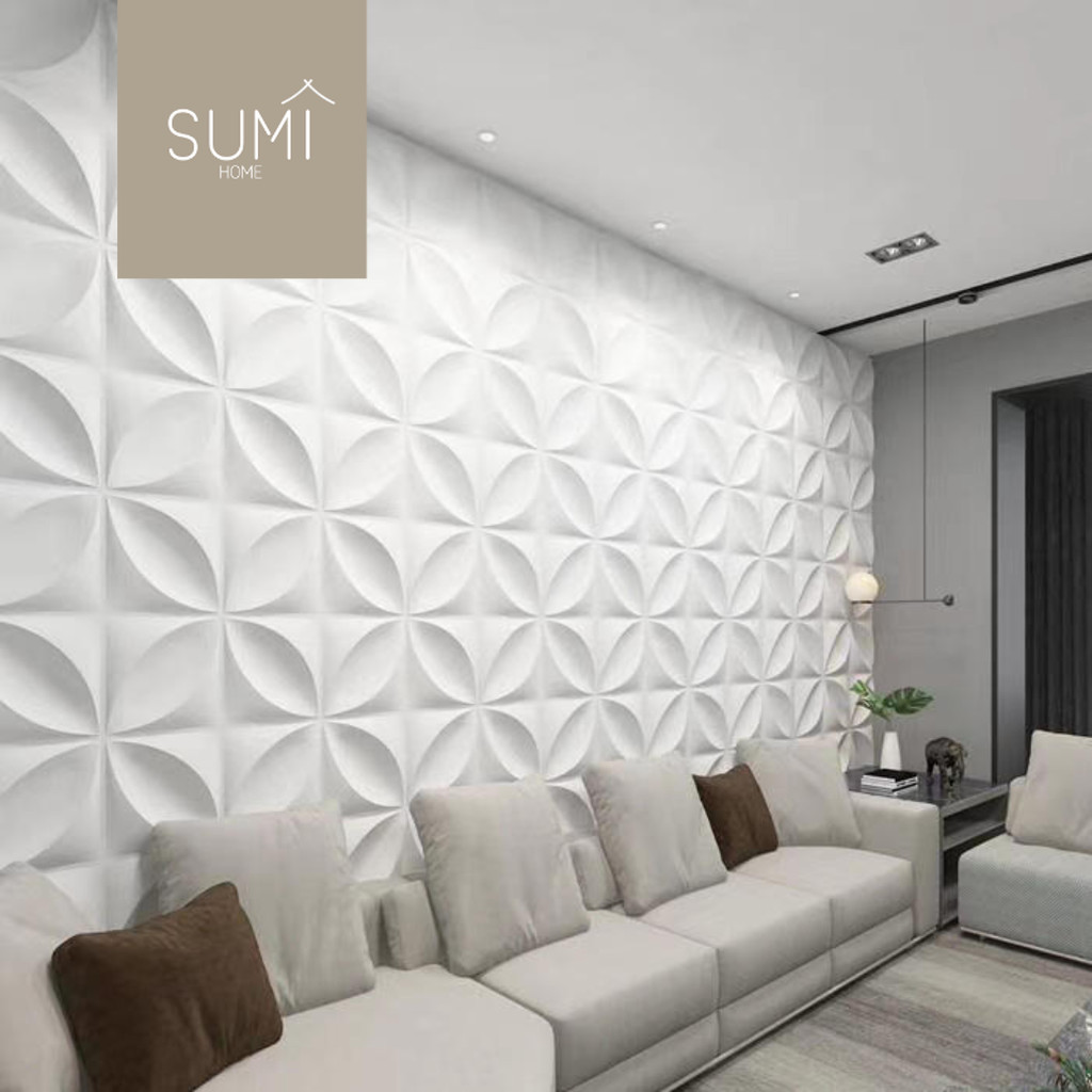 Jual [ SUMI ] 3D Wallpaper dinding wall panel PVC Kualitas PREMIUM ...
