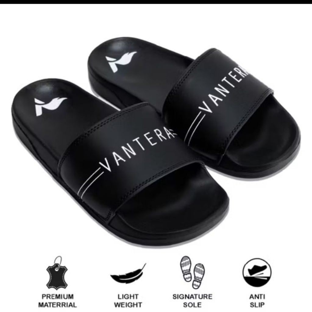 Jual B VANTERA SANDAL SLIDE PRIA ELEGANT Series VTR-06 | Shopee Indonesia
