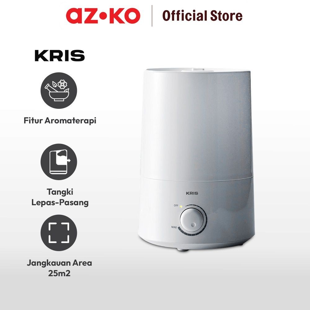 Jual AZKO Kris 1.3 ltr Humidifier - Putih Alat Pengatur Kelembapan ...