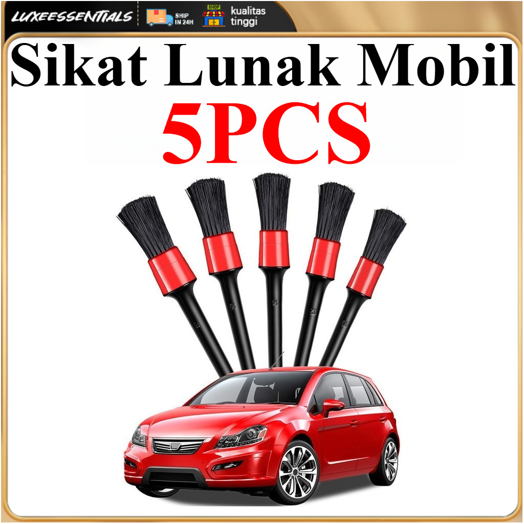 Jual Kit Pembersihan Interior Mobil 5 Potong - Alat Poles dan Bersih ...
