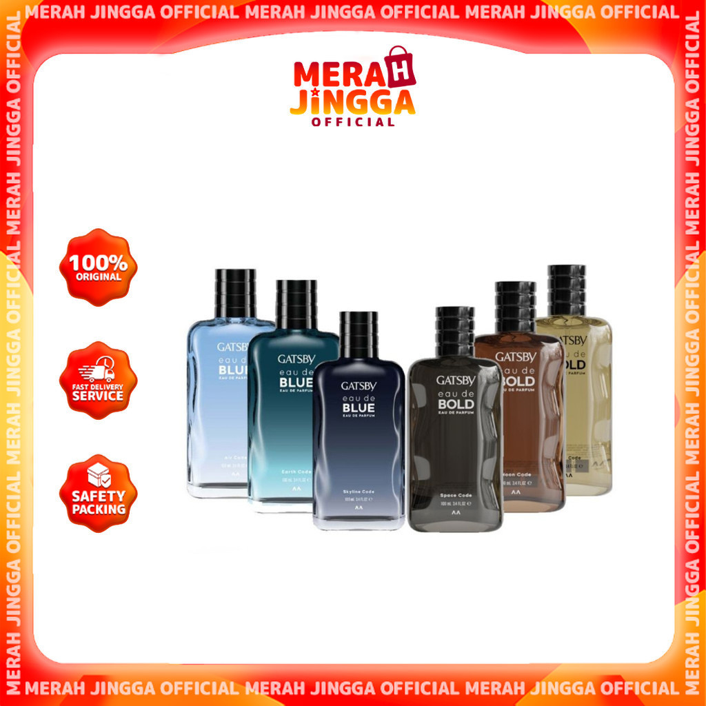 Jual Gatsby Eau De Blue EDP 75ml Eau De Parfume | Merah Jingga Official ...