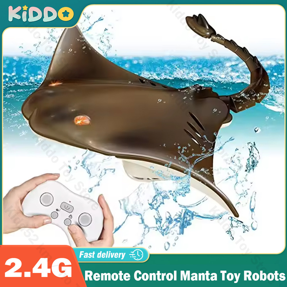 Jual Remote Control Shark Toy Robots RC Animals Manta 2.4G Electric ...