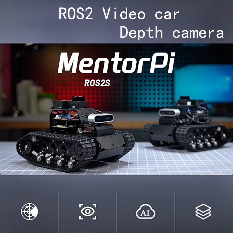 Jual Video RC Tank with Depth Camera Lidar ROS2 AI Cong Robot For ...