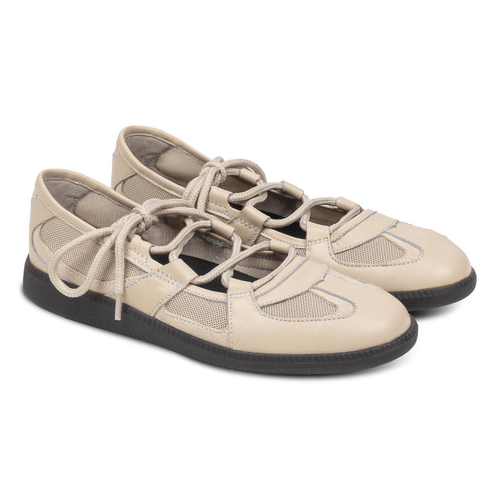 Jual Rue Sneakers Latte - Nappa Milano - Sepatu Kulit Wanita | Shopee ...