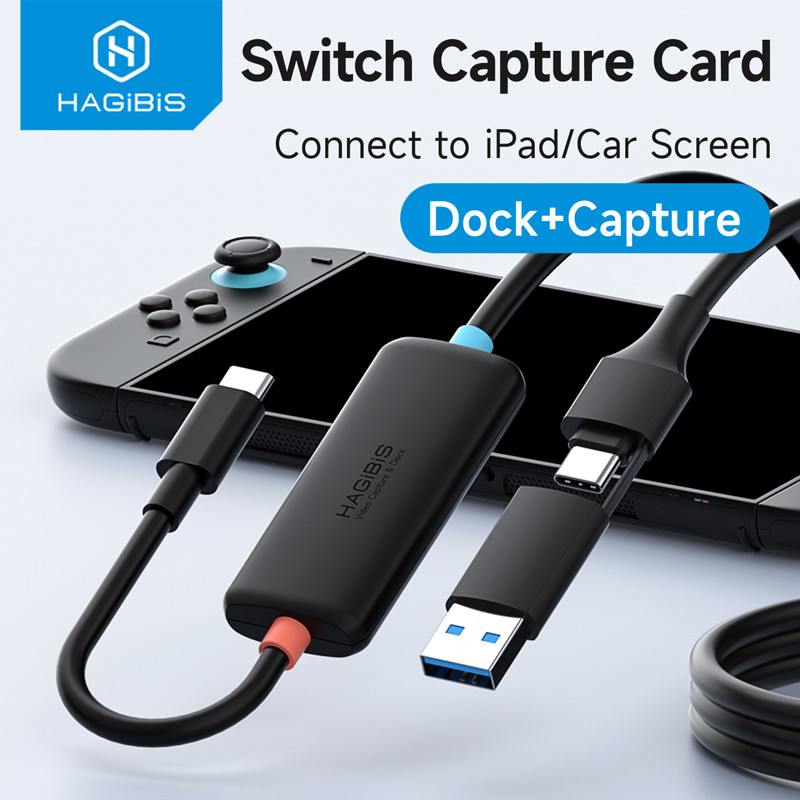 Jual Hagibis USB3.0 Video Capture Card Switch 2 TV Dock with 100W PD ...