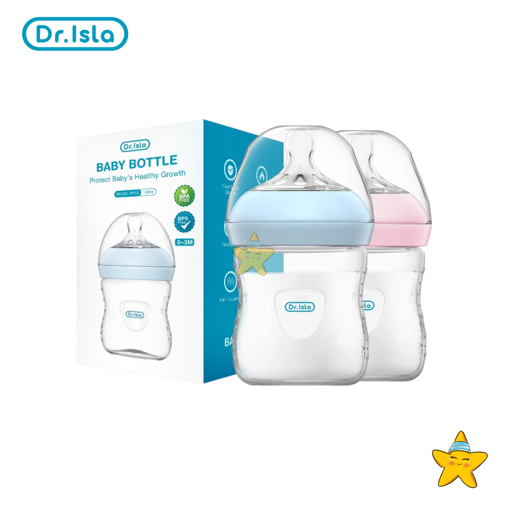 Jual HBK Dr.Isla Botol Dot Susu Bayi Wideneck Newborn Baby Bottle BPA ...
