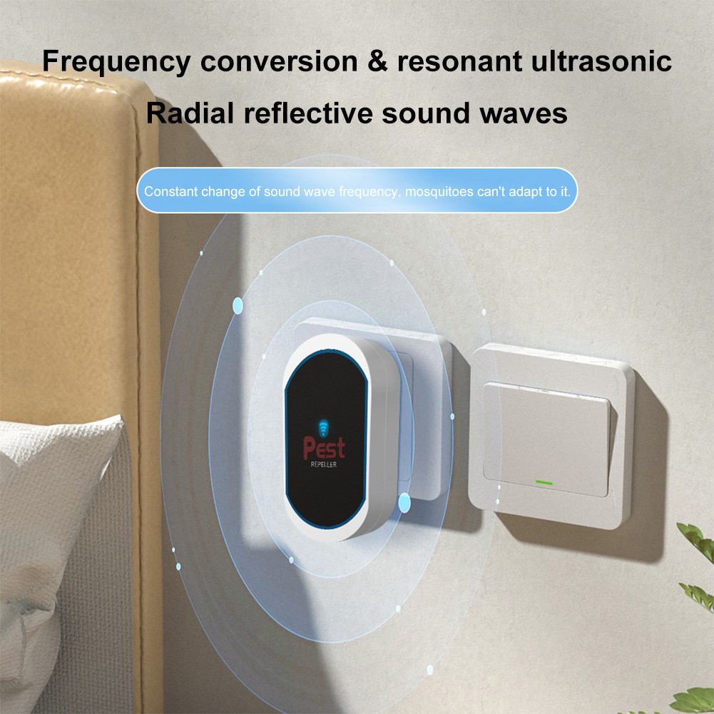 Jual Ultrasonic Pest Repeller Plug-in ect Repeller No Noise Rat ...