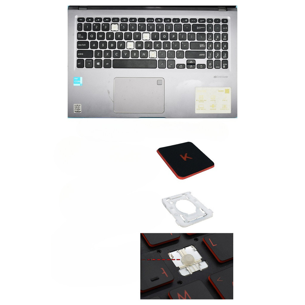 Jual Replacement Keycap Key cap &Scissor Clip&Hinge For Asus ROG ...