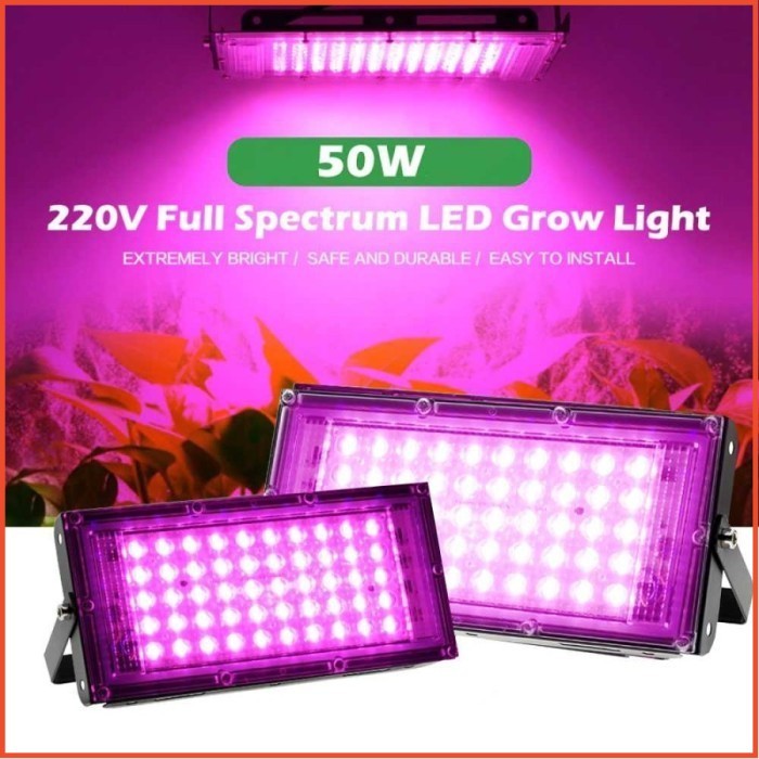 Jual LAMPU TANAMAN SINAR UV HIDROPONIK BUNGA INDOOR LED GROW LIGHT FULL ...