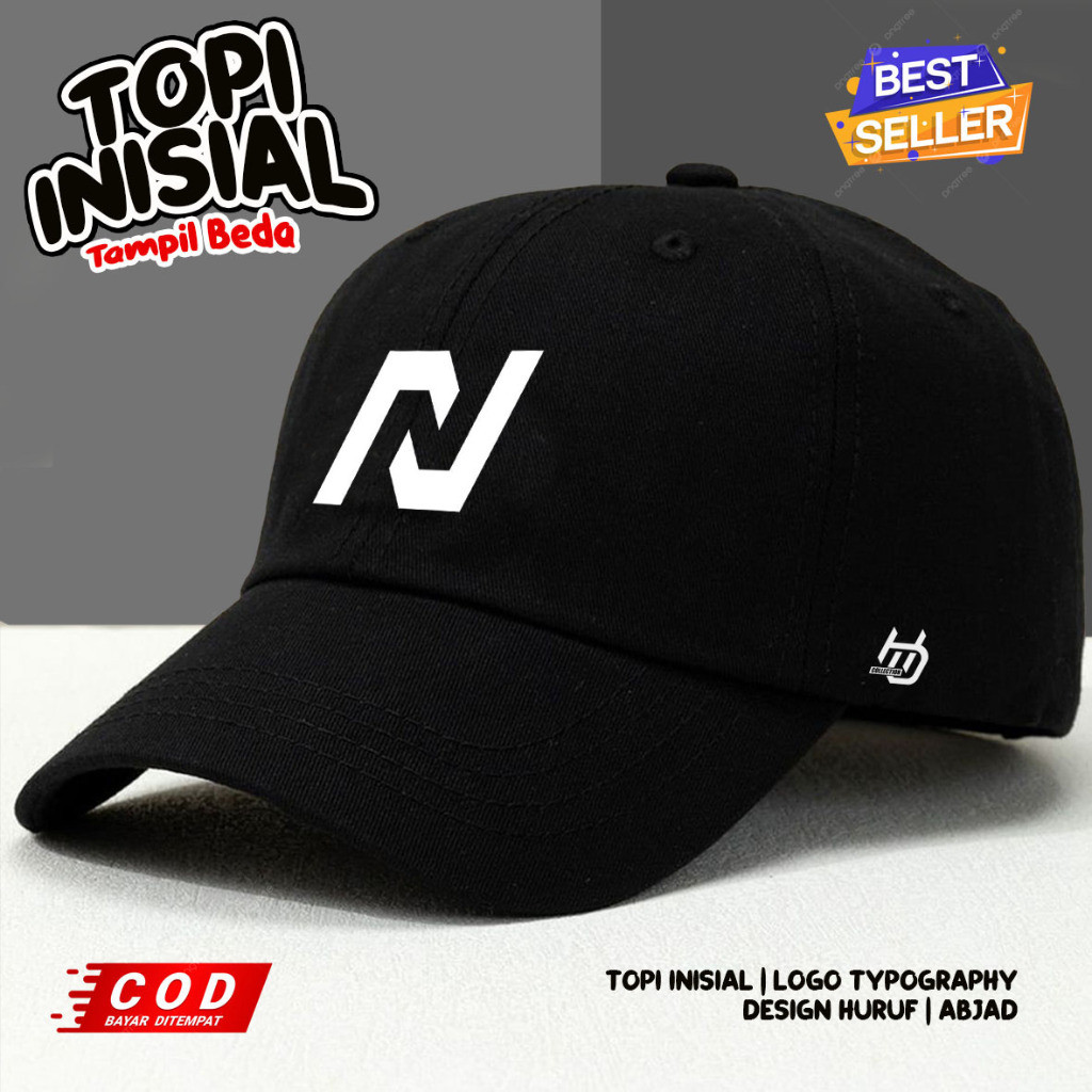 Jual Topi Inisial Menyala Dalam Gelap Glow In The Dark Logo Nama Huruf ...