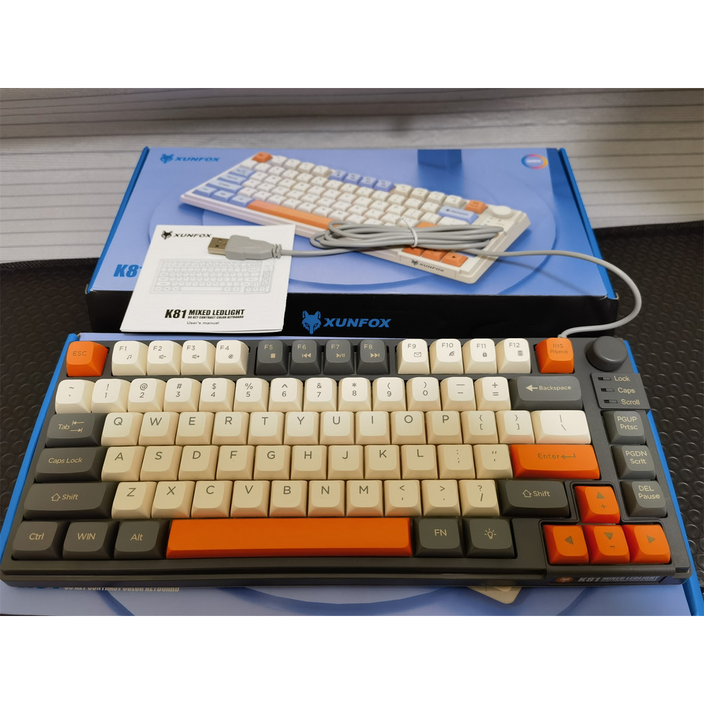 Jual Keyboard K81 Gaming Keyboard 81 Key 80% Layout Spanish Russian ...