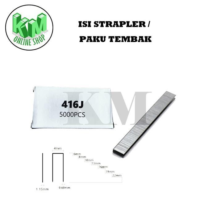 Jual Isi Straples / Isi Strapler Tembak 416 J Paku Tembak(16mm ...