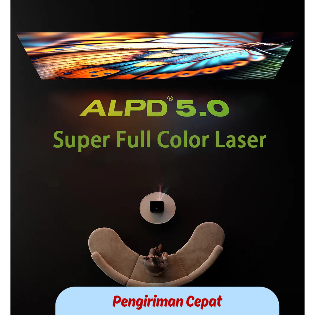 Jual PCP X5 Ultra 4K Triple Color Laser Projector 2500 CVIA ALPD 5.0 3D ...