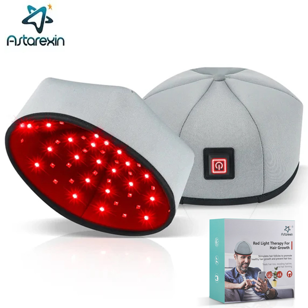 Jual Hair Growth Cap 660 LED Red Light Therapy Devices Anti Hair Loss ...