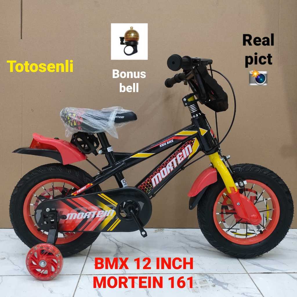 Jual Sepeda Anak Laki Laki BMX 12 Inch MORTEIN 161 Ban 2.5 Sepeda By ...