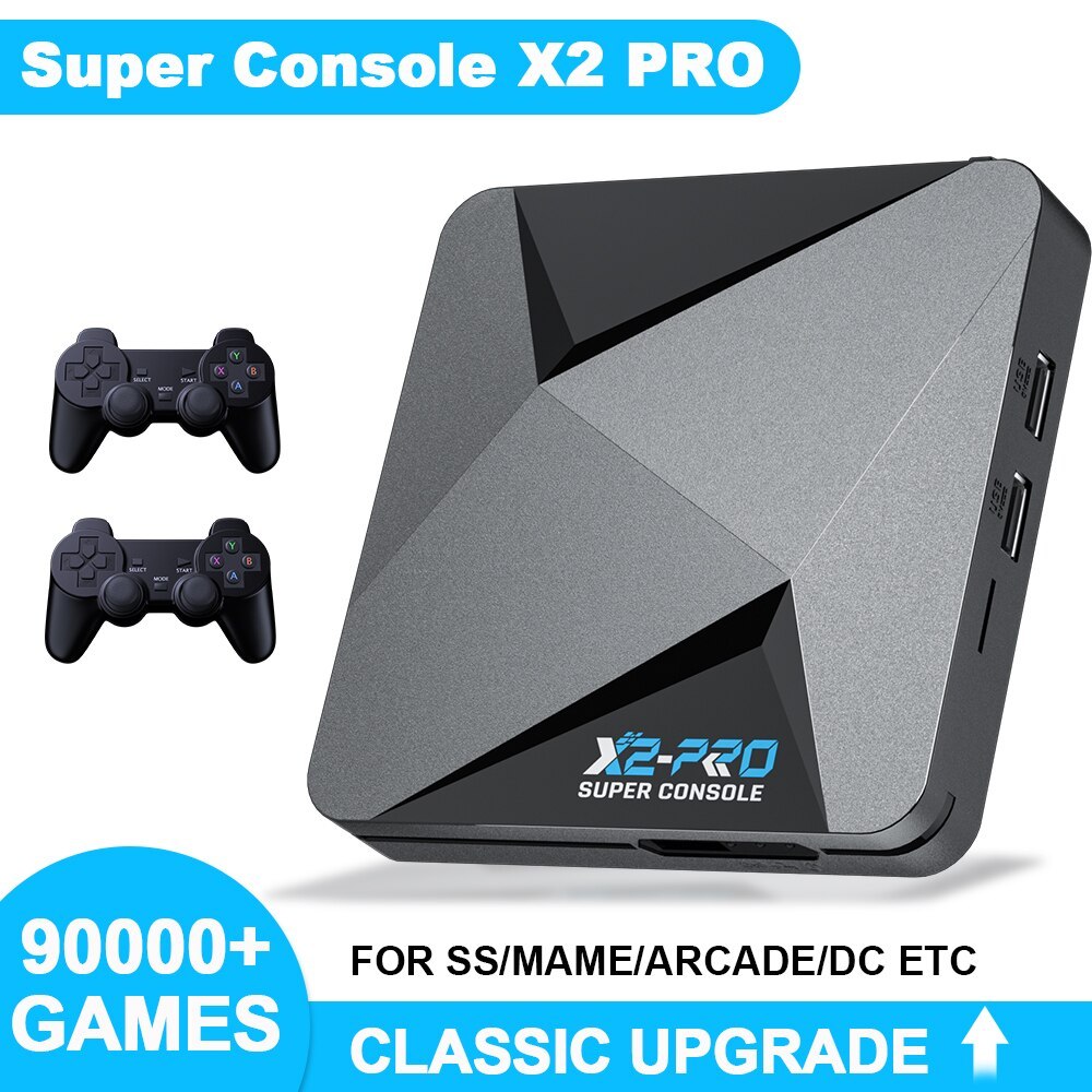 Jual KINHANK Retro Video Game Console Super Console X2 Pro with 90000 ...