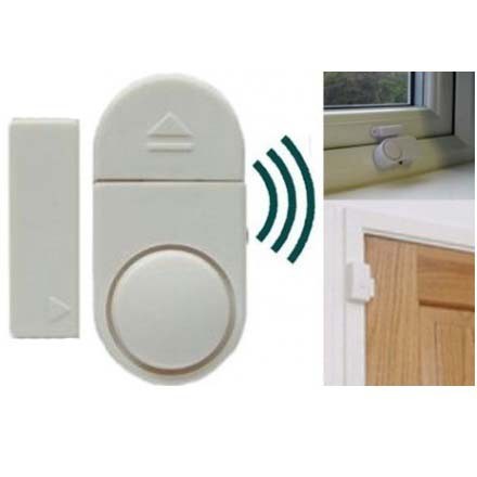 Jual Alarm Pintu Rumah Anti Maling - White | Shopee Indonesia