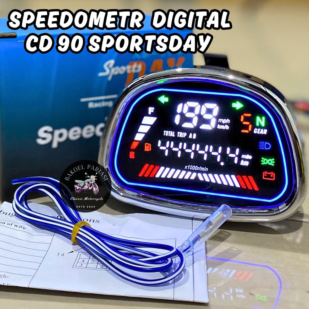 Jual SPEEDO SPIDO CD 90 DIGITAL LED SPEEDOMETER SPIDOMETER CD90 IMPORT ...