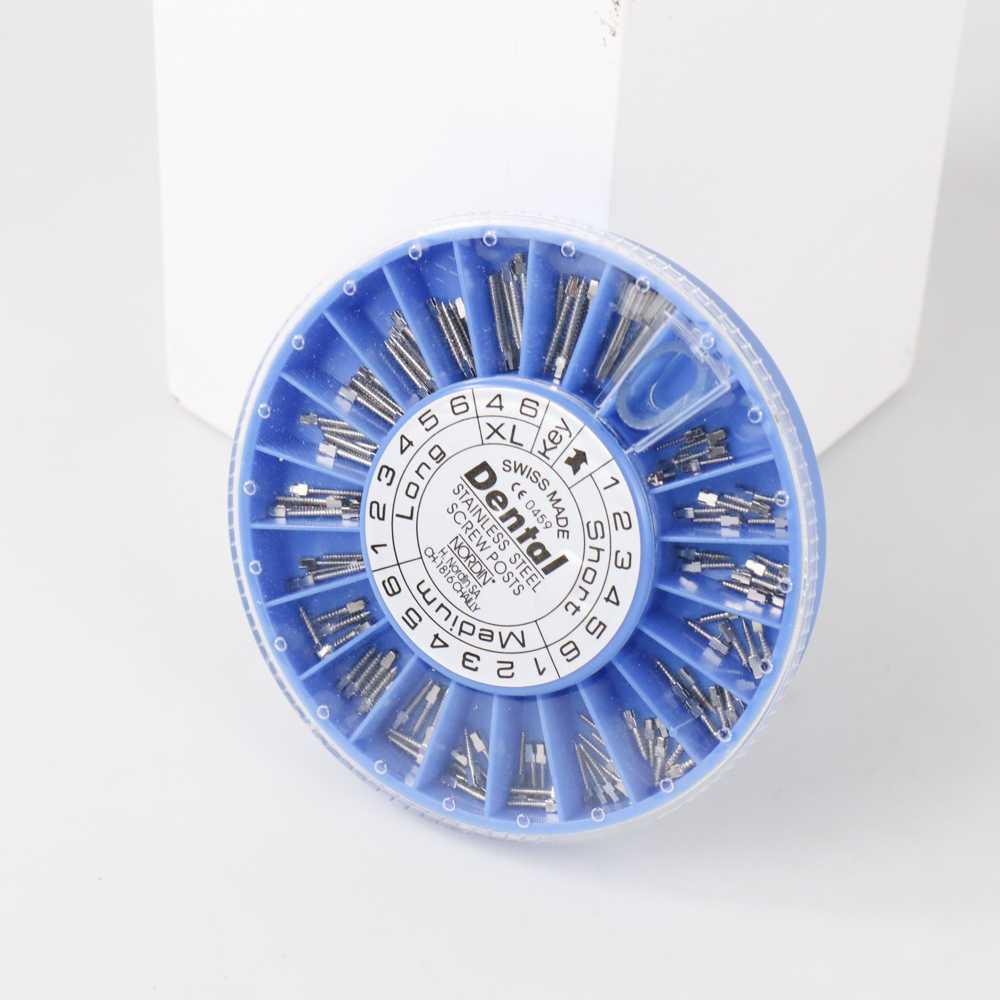 Jual NORDIN Baut Gigi Dental Conical Screw Post Stainless Steel 120 PCS ...