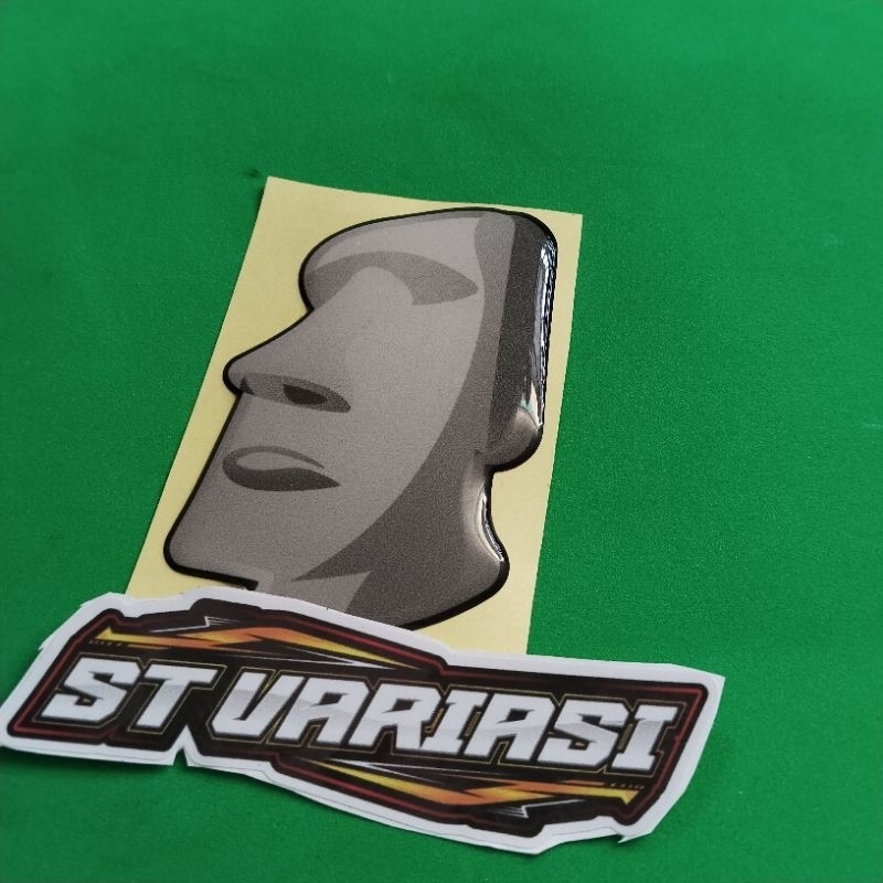 Jual STIKER EMOT BATU STICKER EMOJI BATU TIMBUL LENTUR BERKUALITAS 3D ...
