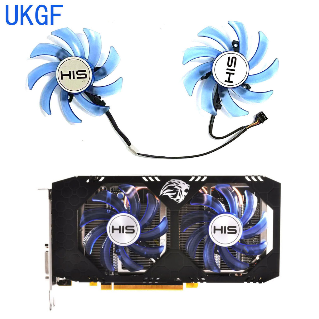Jual Brand new 85MM 4PIN FDC10U12S9-C RX 470 480 GPU fan for HIS RX 480 ...