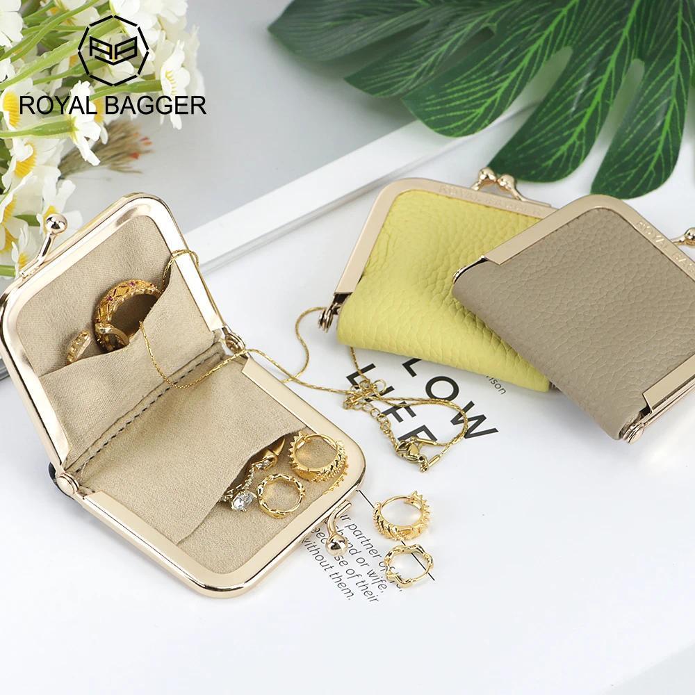 Jual Royal Bagger Genuine Leather Mini Jewelry Box, Ring & Necklace ...