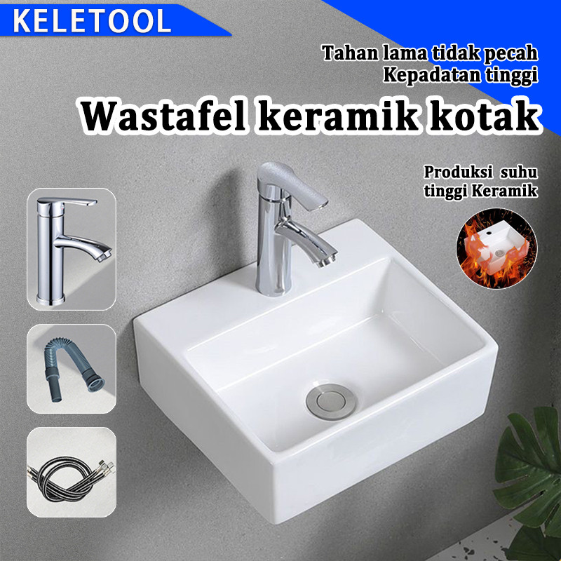Jual Wastafel Kamar Mandi Apartemen Kecil dengan Pemasangan Dinding dan ...