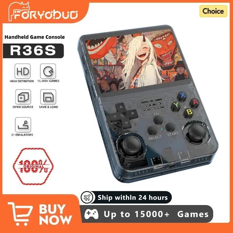 Jual Open source R36S retro handheld video game console Linux system 3. ...