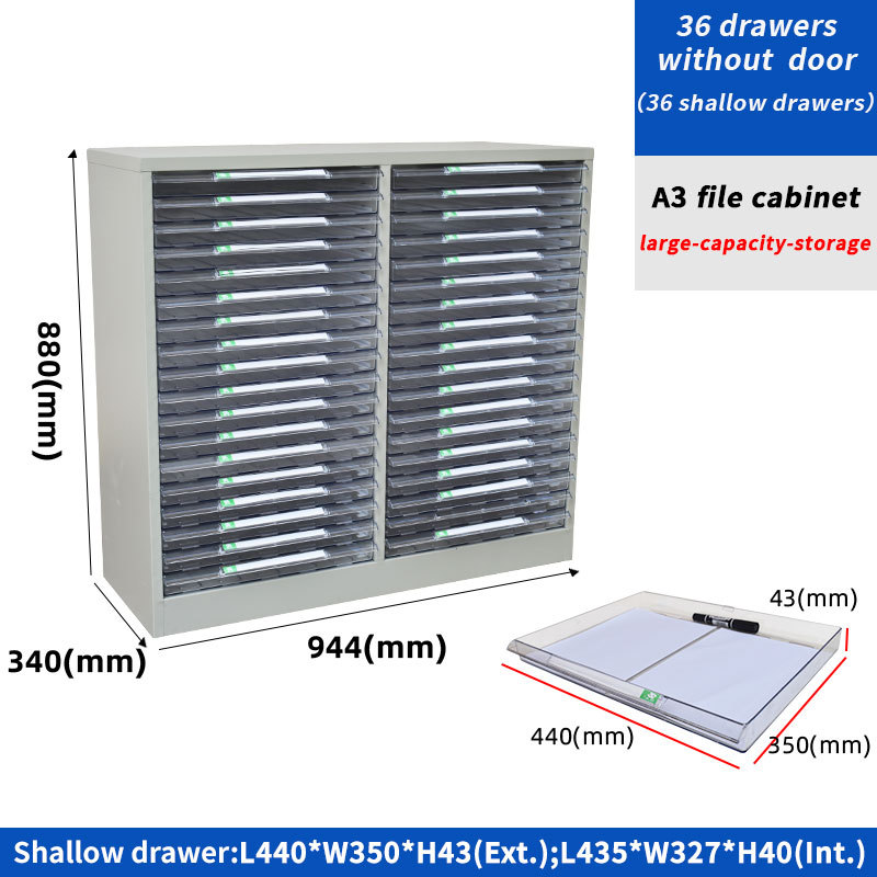 Jual A3 Filing Cabinet A3 Drawing Drawer Cabinet Plastic Drawer Steel ...