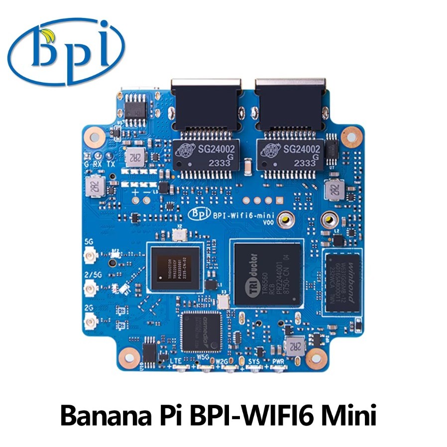 Jual Banana Pi BPIWIFI6 Mini Open Source Router Triductor TR6560 TR5220 ...
