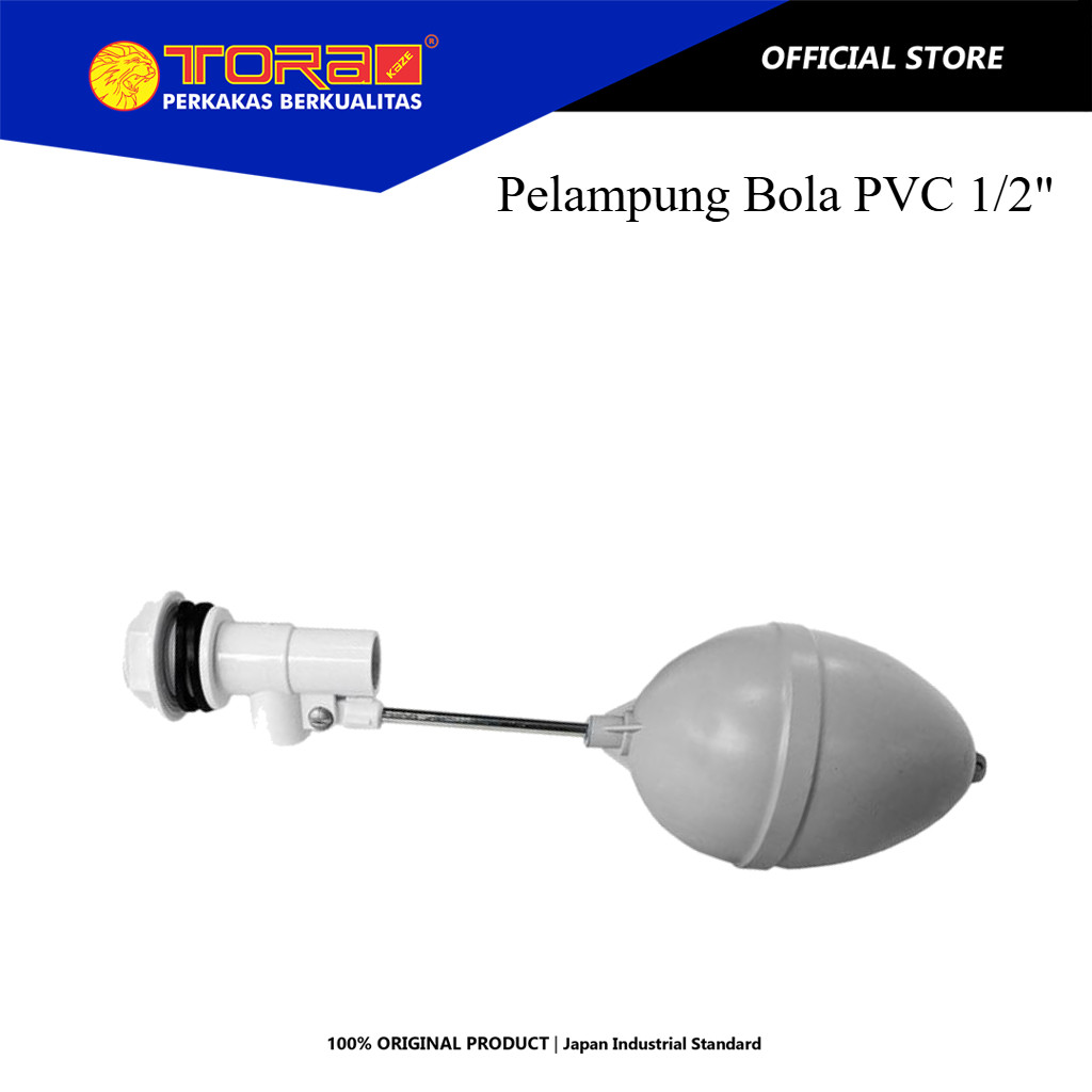 Jual TORA Pelampung Bola PVC 1/2" - Pelampung Air Toren - Pelampung Air ...