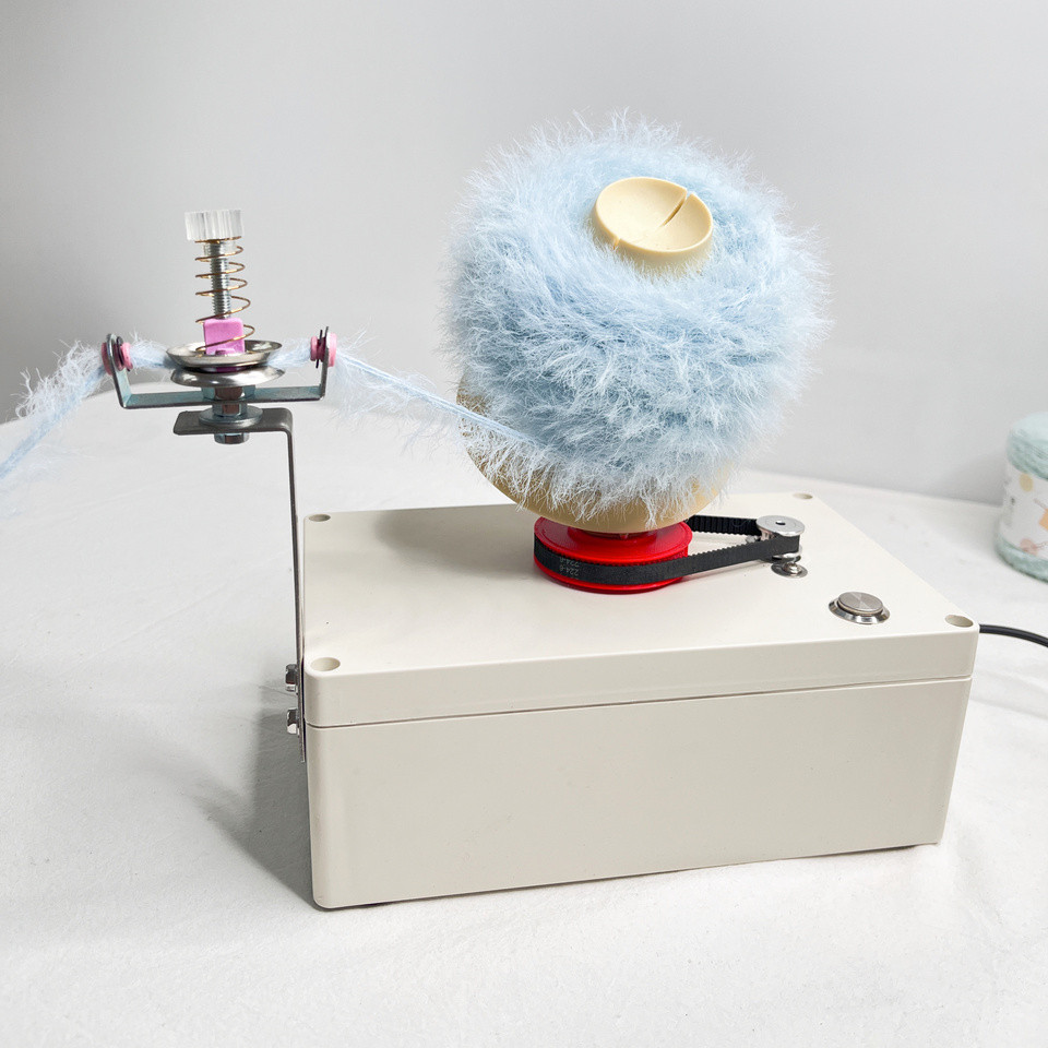 Jual Woolen yarn balling electric yarn winder desktop thread separating ...