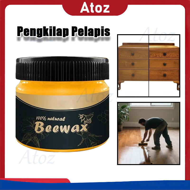 Jual Beeswax Wood Seasoning Polish/Furniture beewax Pengkilat Kulit/Gel ...