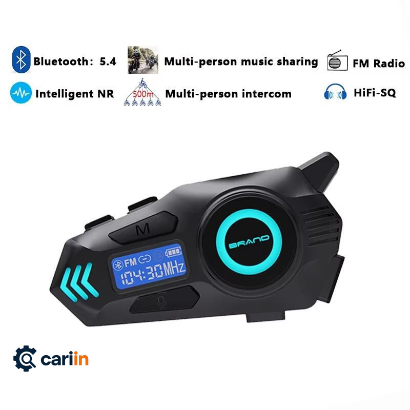 Jual Headset Helm Bluetooth 6.0 dengan Intercom Tahan Air Baterai ...