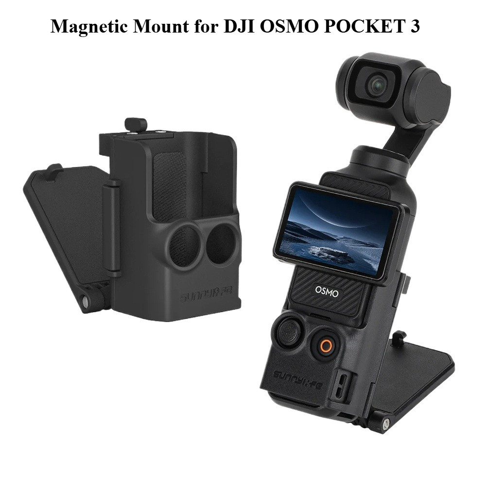 Jual Magnetic Mount for DJI OSMO POCKET 3 Clip Holder Mount Cycling/V ...