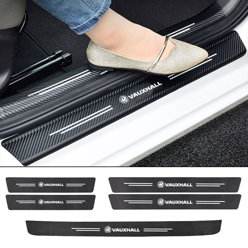 Jual Sill pedal Rear Bumper Protection Stickers For Vauxhall Opel Corsa ...