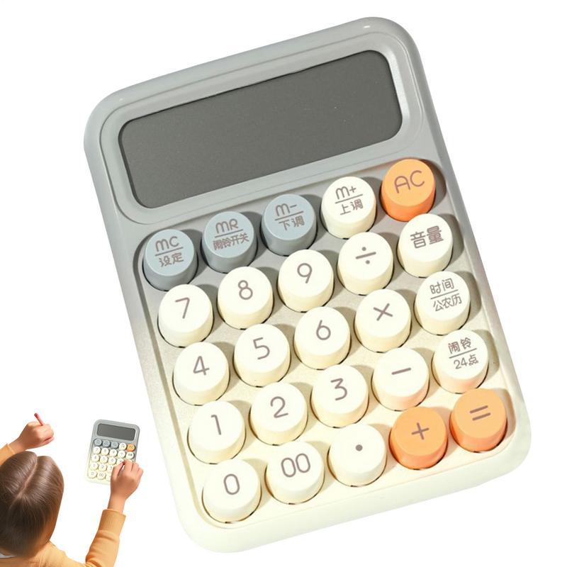 Jual Cute Calculators Desk Calculator Mechanical Large Display Big Buttons Desktop Aesthetic ...