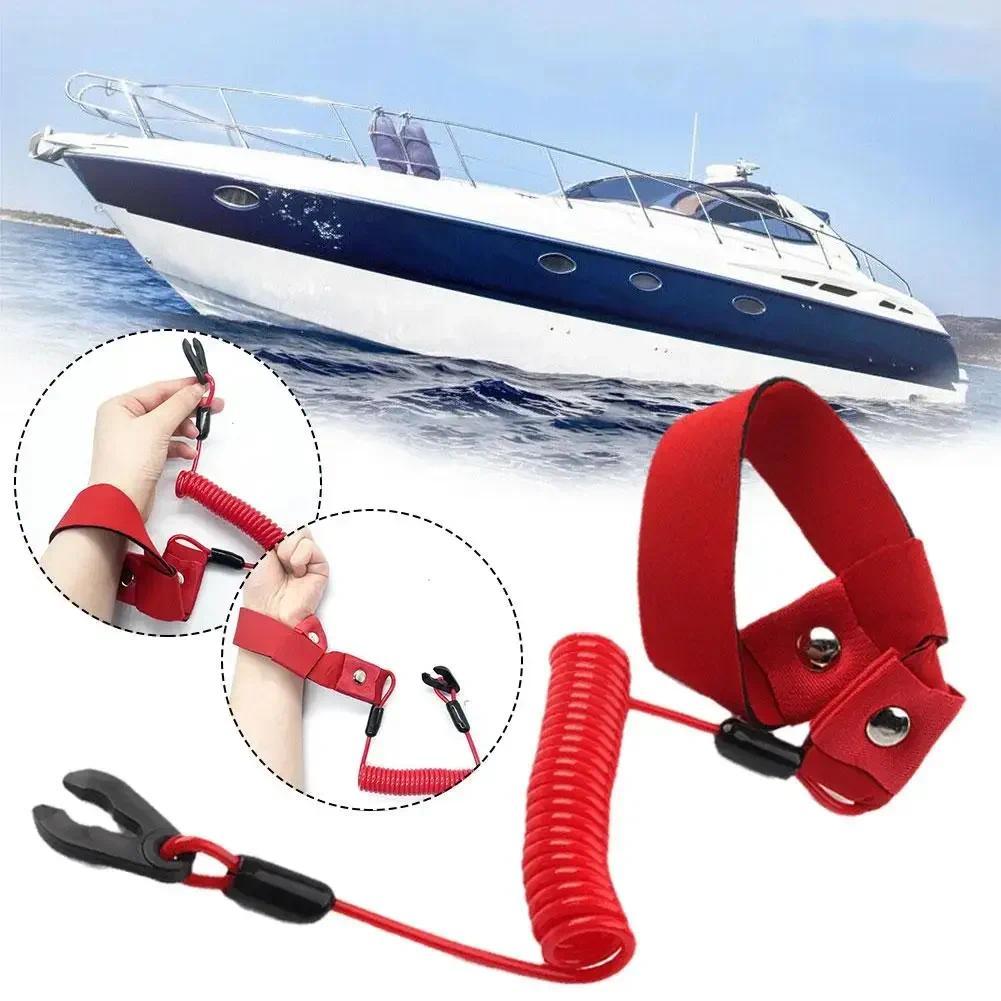 Jual Motorboat Engine Kill Swit Lanyard – Emergency Stop Cord for ...