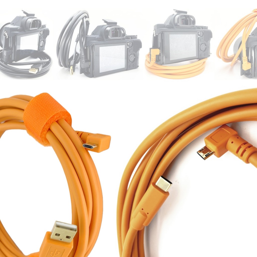 Jual 3/5m Type-C USB to Micro B Live Streaming Cable for Sony ZV1 M50 ...