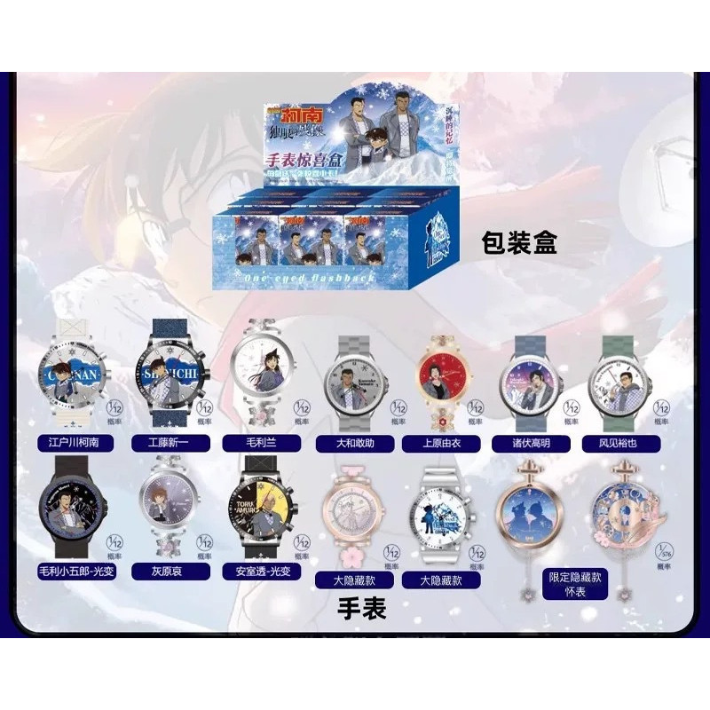 Jual Detective Conan Watch Blind Box One-eyed Remnant Peripheral ...